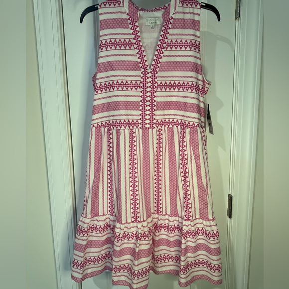 Dresses | Hot Pink Aztec Dress Nwt | Poshmark